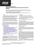 ASTM D6927 - 15 Standard Test Method For Marshall Stability and Flow of ...