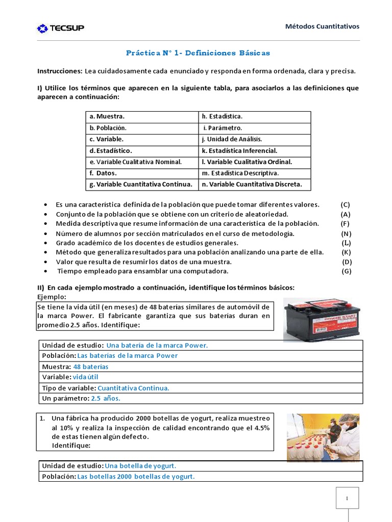 Práctica 1 - Metodos Cuantitativos-Lezcano | PDF | Estadísticas