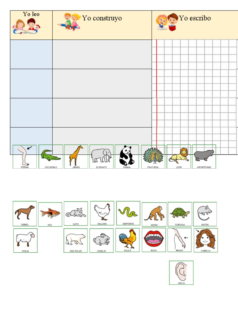 Yo Leo, Construyo y Escribo | PDF | Estudios de idiomas extranjeros