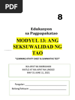 ESP 8 3rd Quarter Exam | PDF