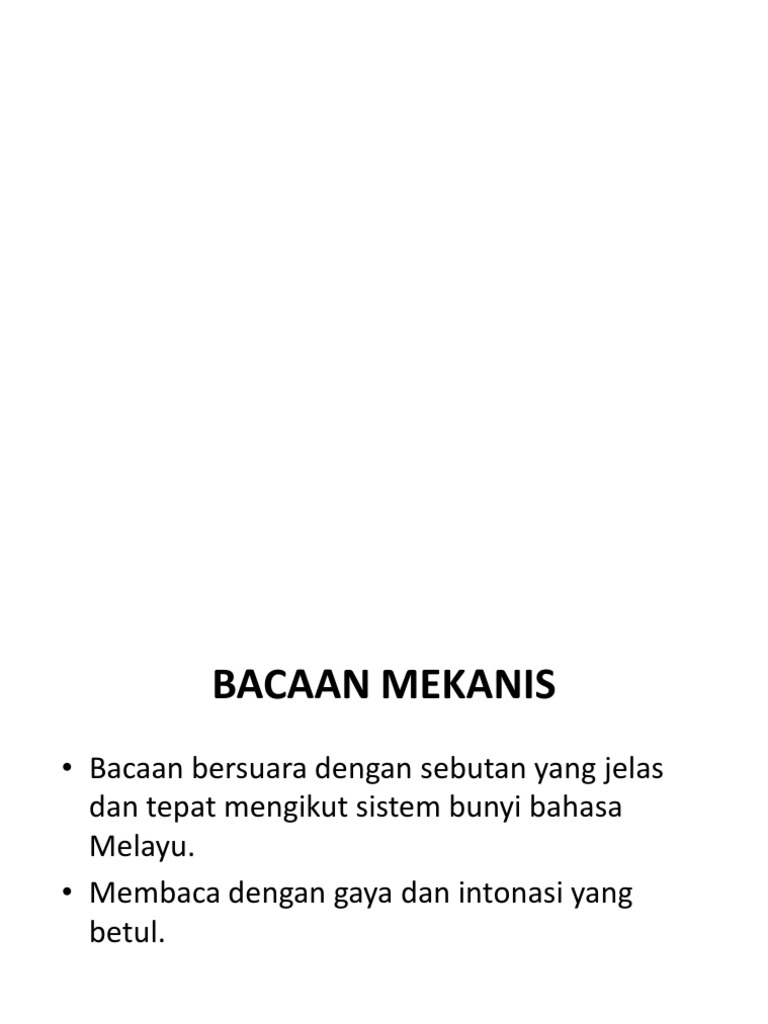 Jenis-Jenis Bacaan | PDF