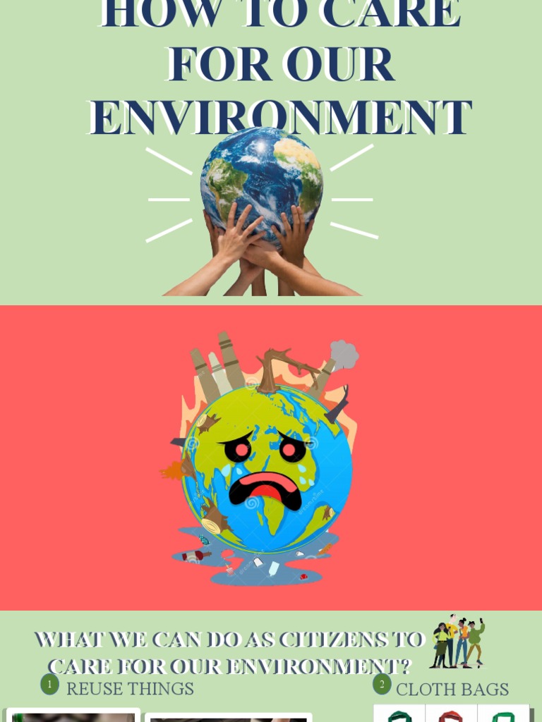 How To Care For Our Environment | PDF