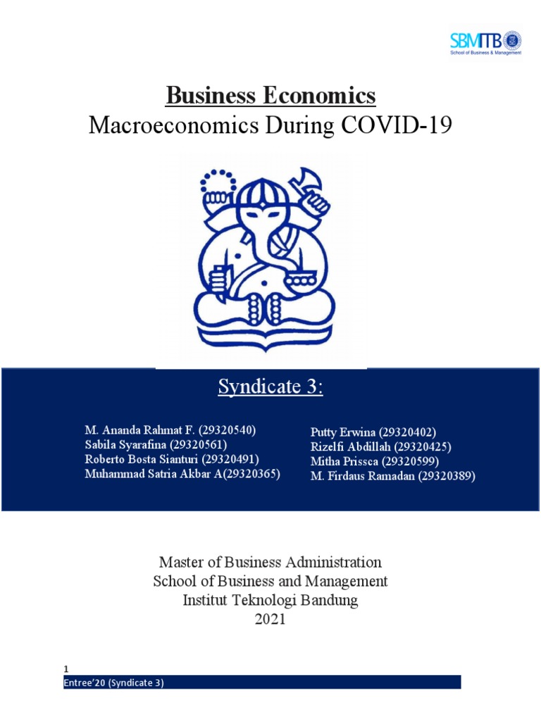 Macroeconomics During COVID-19: Business Economics | PDF | Fiscal ...