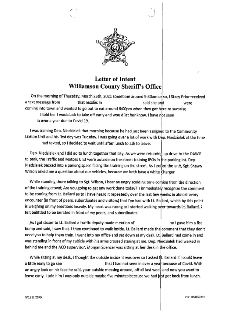 Sheriff Gleason Retains Lieutenant Terry Ballard Accused of Sexual ...