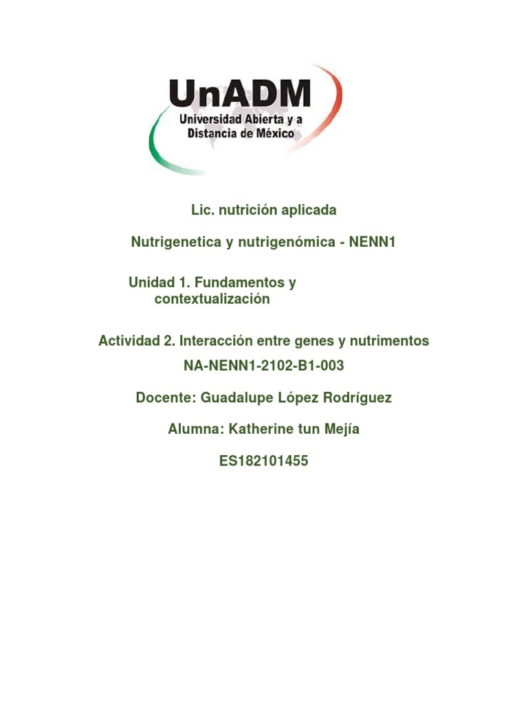 Enn U1 A2 Katm | PDF | Vitamina a | Antioxidante