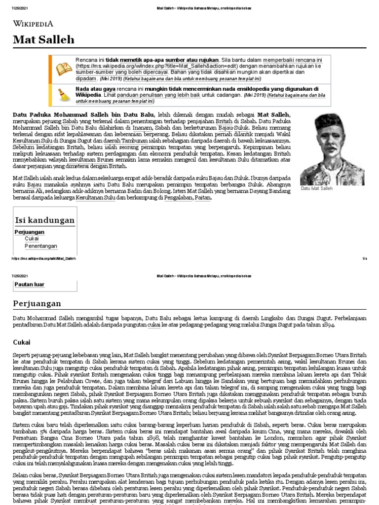 Mat Salleh | PDF