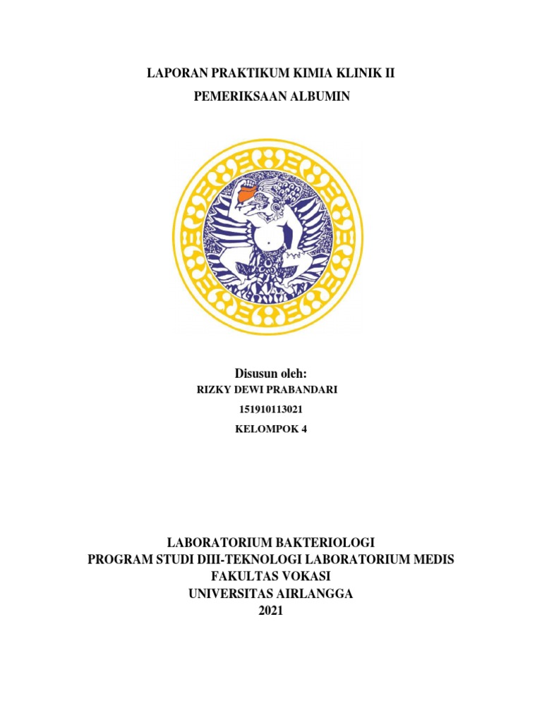 Praktikum Pemeriksaan Kadar Albumin | PDF