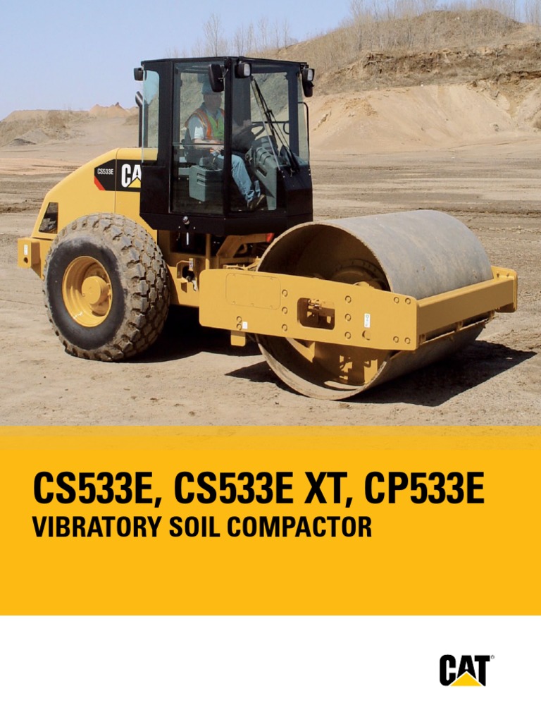Cs533E, Cs533E XT, Cp533E: Vibratory Soil Compactor | PDF