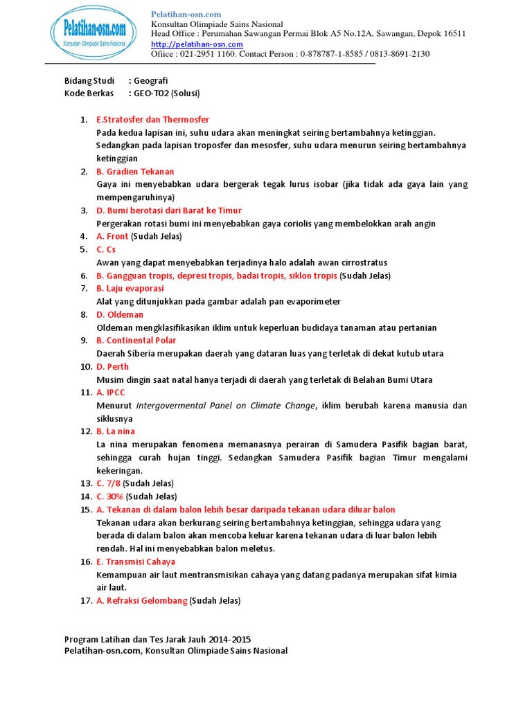 GEO-T02 (Solusi) | PDF