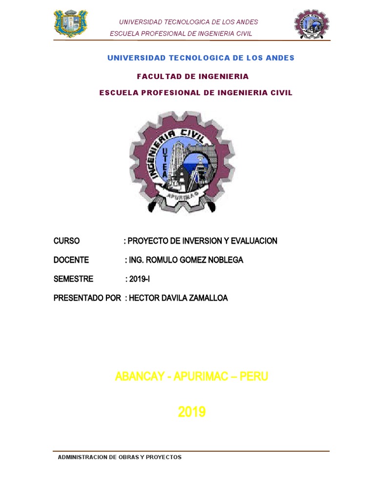 Proyecto de Inv. | PDF