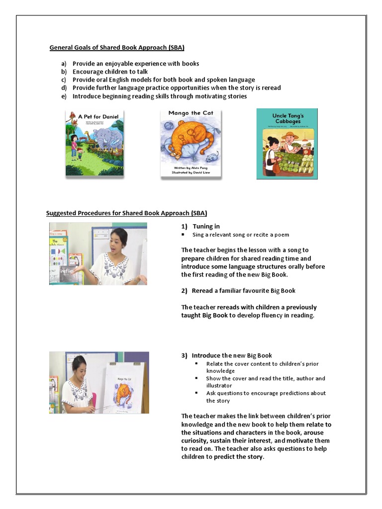 Big Book Teaching Steps | PDF | Teachers | Human Communication