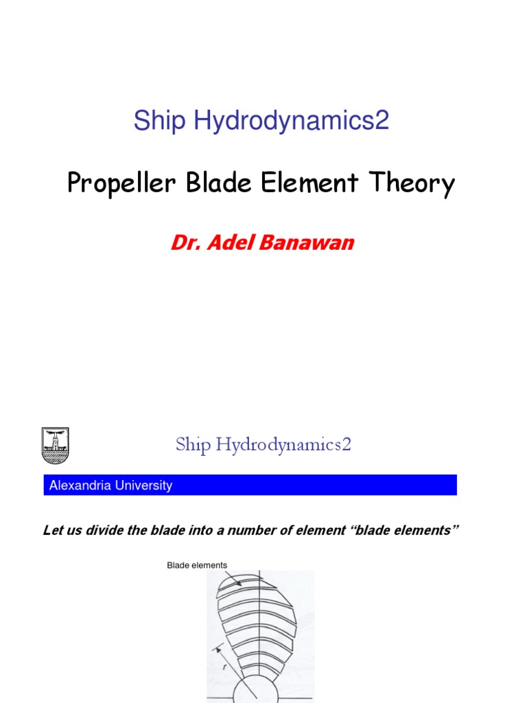07-Propeller Blade Element Theory | PDF | Airfoil | Aerospace Engineering