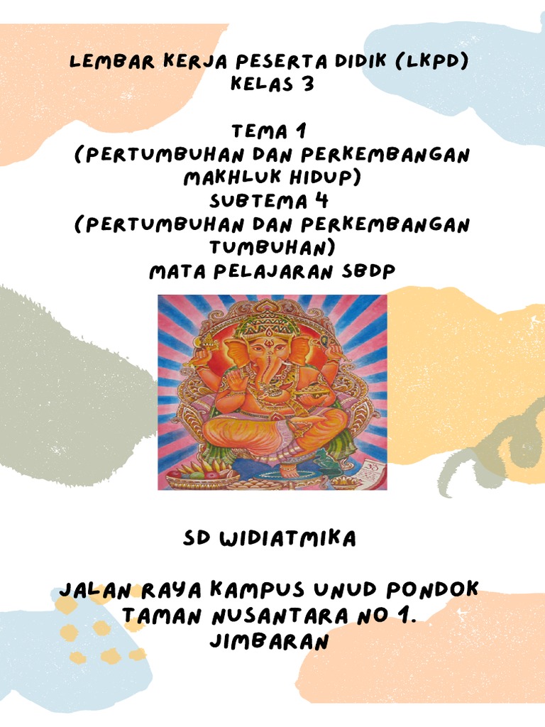 LKPD T1ST4 SBDP | PDF