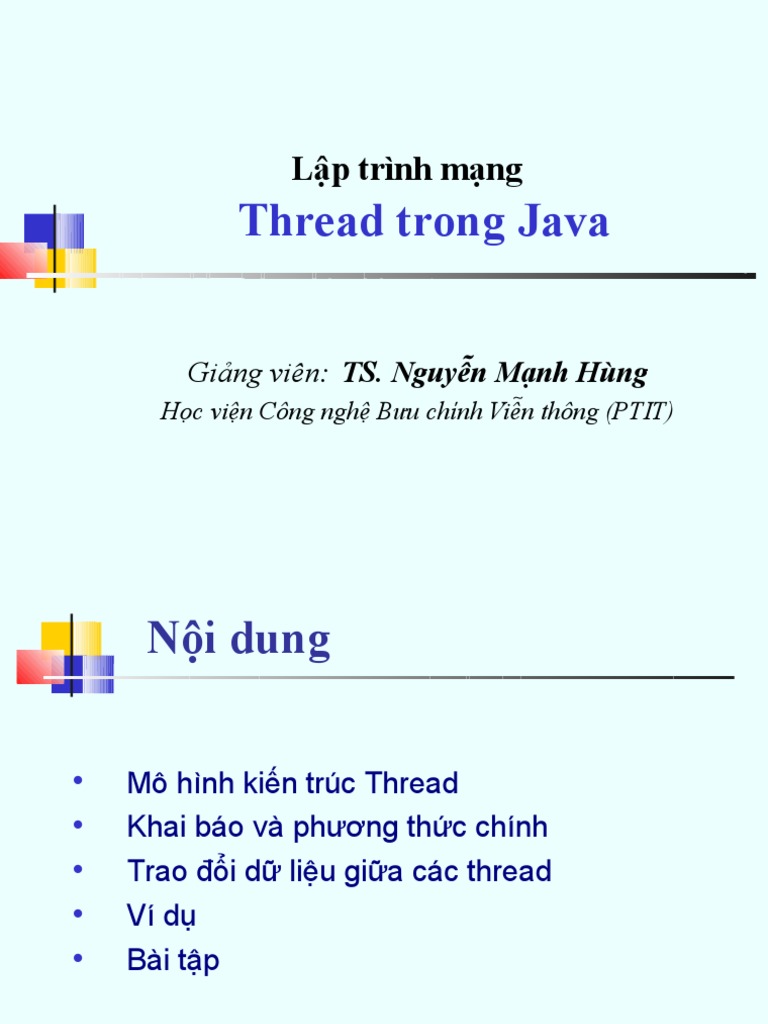 b02-1 LTM Thread Trong Java | PDF