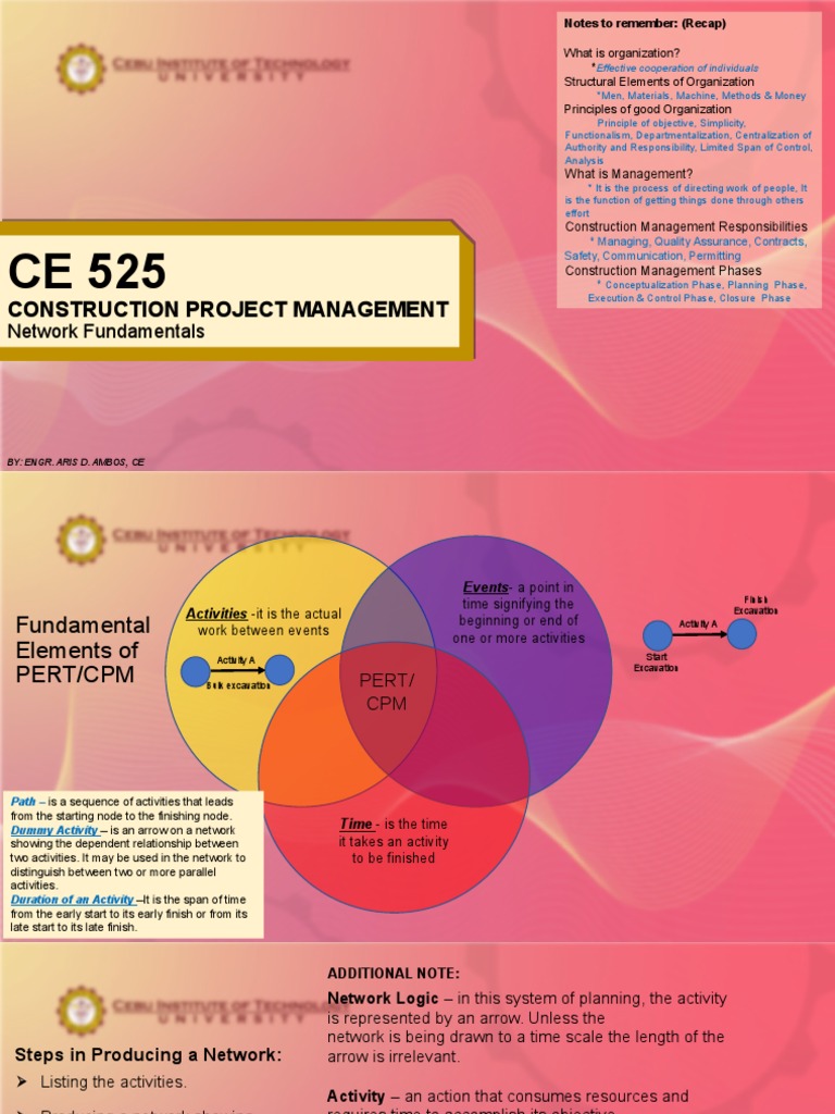 Construction Project Management Notes | PDF | Project Management ...