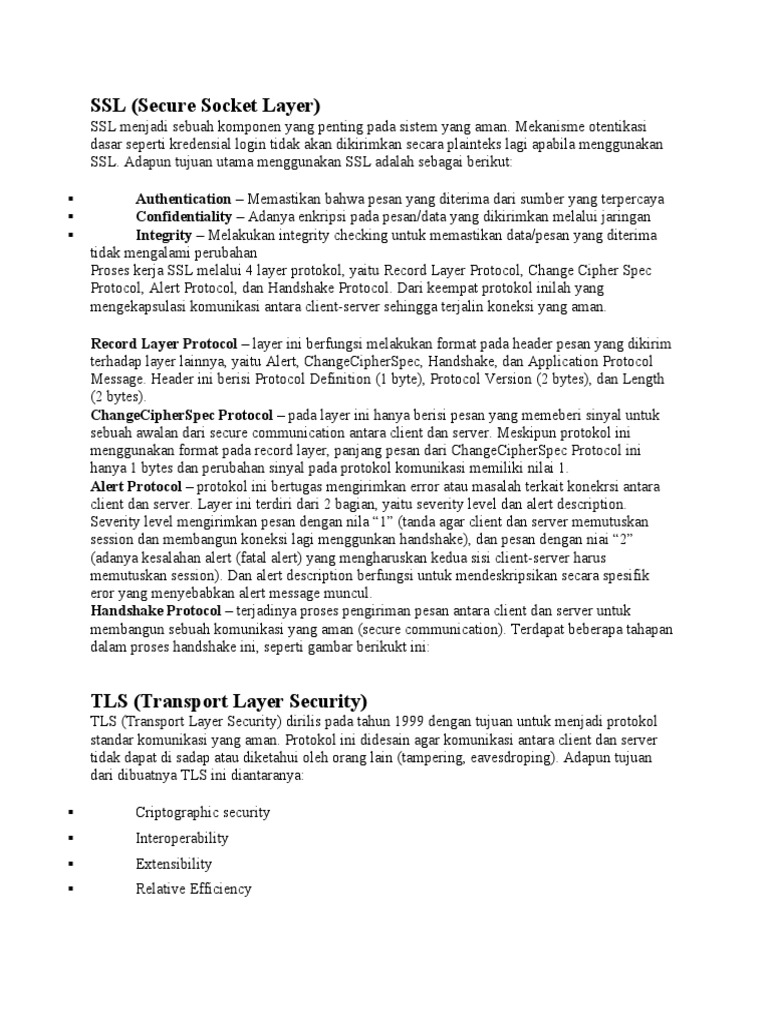 SSL Tls | PDF