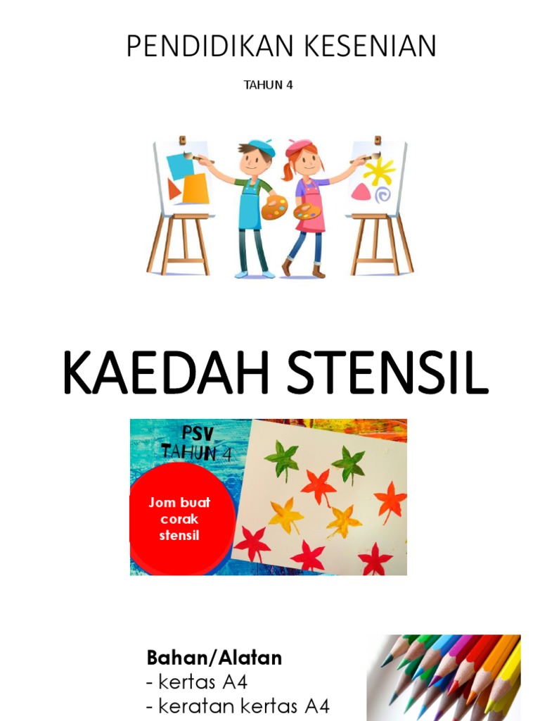 Stensil Kesenian Tahun 4 | PDF