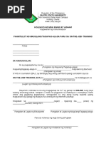 Letter Request Tagalog | PDF