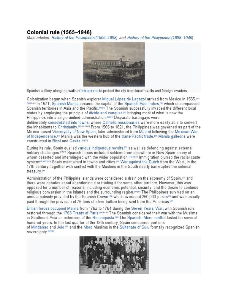 Colonial and Postcolonial Philippines | PDF | Philippines | Spanish Empire