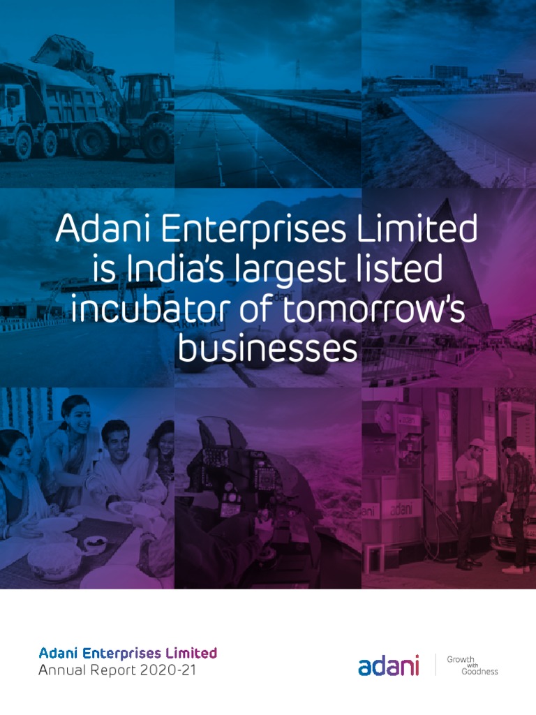 Adani Enter. Annual Report 2020-21 | PDF | Economies | Business