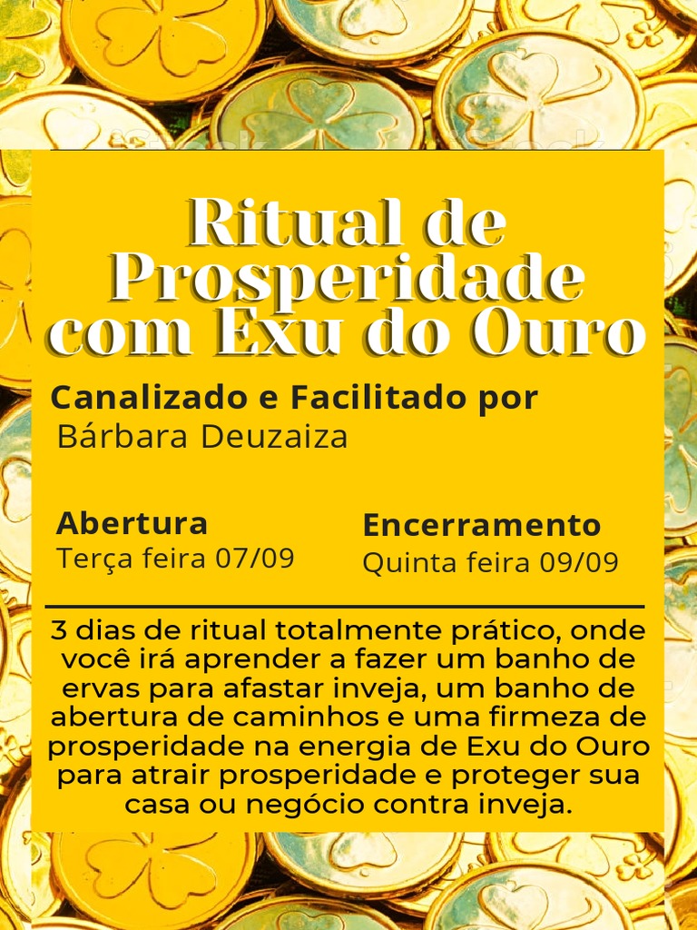 Manual - Ritual Exu Do Ouro | PDF