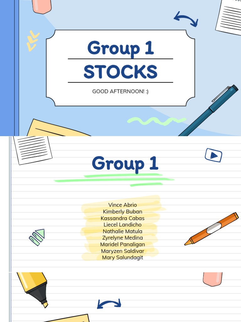 Group 1 Stocks: Good Afternoon!:) | PDF | Stocks | Investing