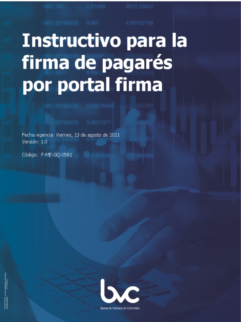 Instructivo para La Firma de Pagarés Por Portal Firma | PDF ...