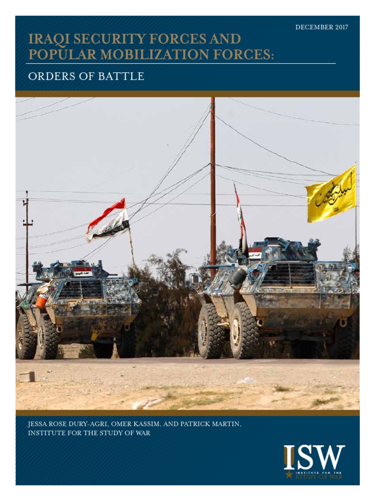 Iraq - ISF PMF Orders of Battle - 0 - 0-6 | PDF | Popular Mobilization ...