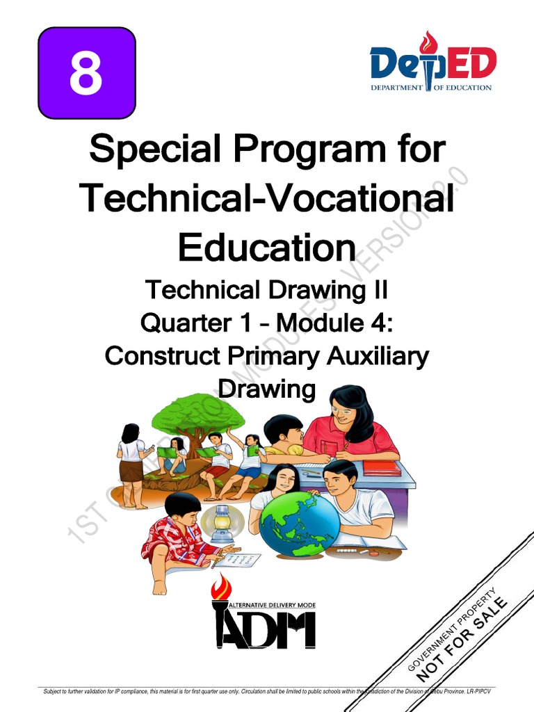 Technical Drawing 2 Grade 8 Quarter 1 Module 4 | PDF | Learning | Teachers
