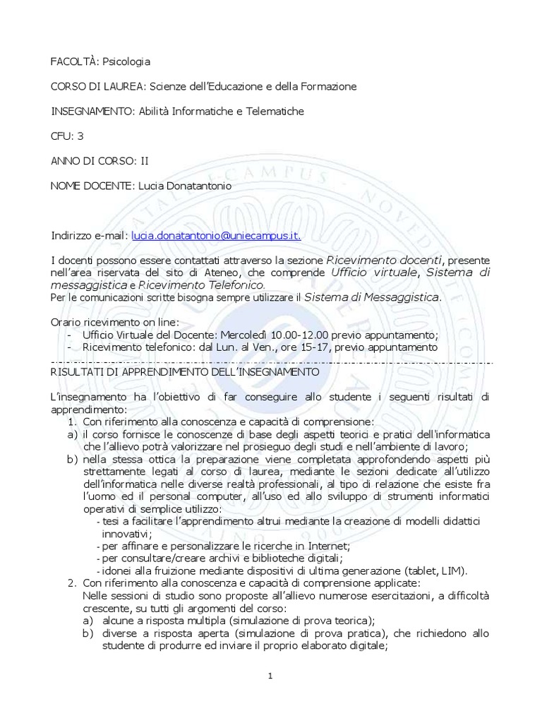 Esame Informatica | PDF