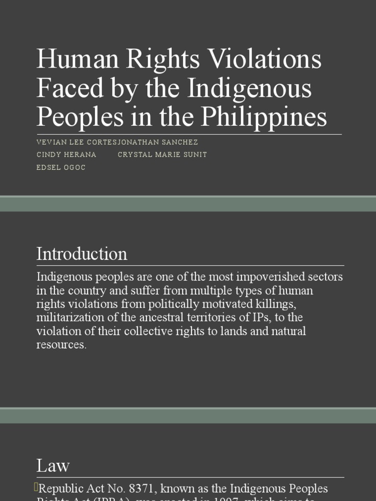 Human Rights Violations Faced by The Indigenous Peoples | PDF | Human ...