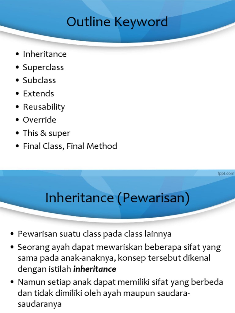 Konsep Pewarisan - Inheritance | PDF