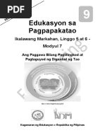 Modyul 7 - Paggawa Esp 9 | PDF
