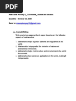 Synthesis Paper: Mathematics Helps Predict The Behavior of Nature and ...