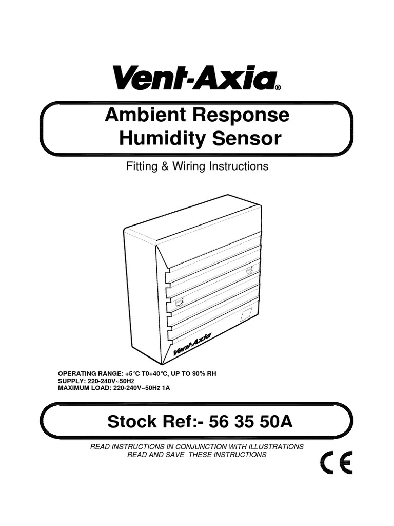 Ambient Response Humidity Sensor: Stock Ref:-56 35 50A | PDF | Ac Power ...