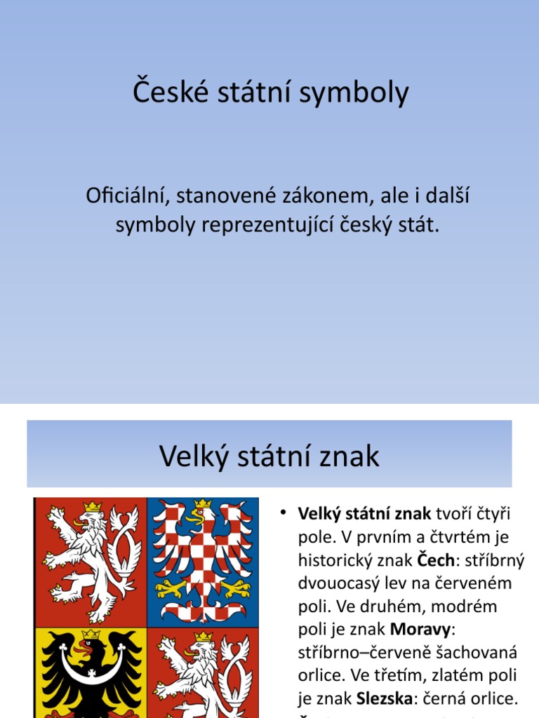 České Státní Symboly | PDF