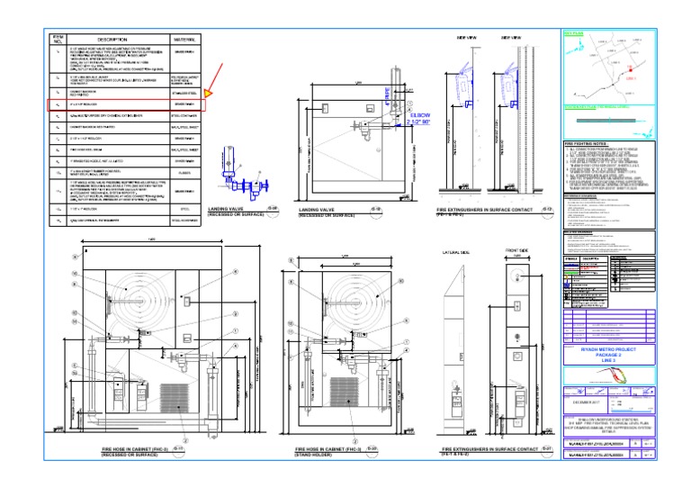 Fire Fighting System Technical Plan | PDF | Firefighting | Equipment