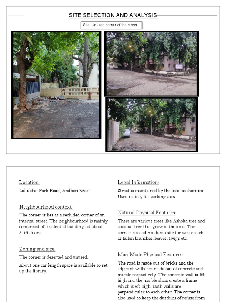 Site Selection and Analysis-2 (2 Files Merged) | PDF | Economic Sectors