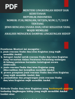 Pedoman Penyusunan Andal Dan RKL-RPL | PDF