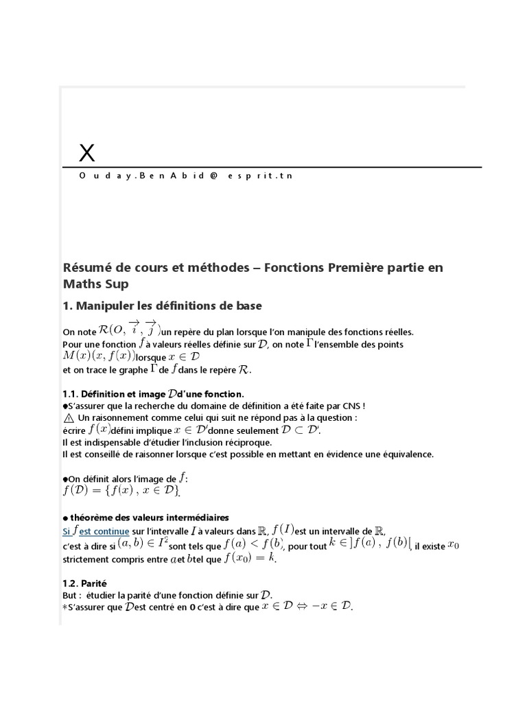 Fonctions Monotones et Dérivation | PDF | Fonction monotone | Extremum