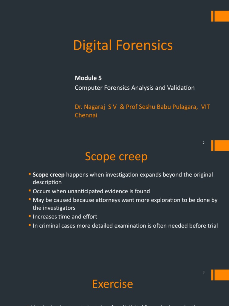 Digital Forensics: Computer Forensics Analysis and Validation | PDF | Digital Forensics ...