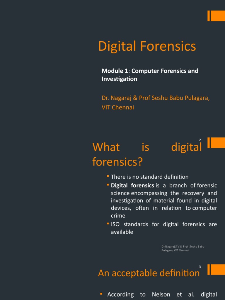 Digital Forensics: Module 1: Computer Forensics and Investigation | PDF | Digital Forensics ...