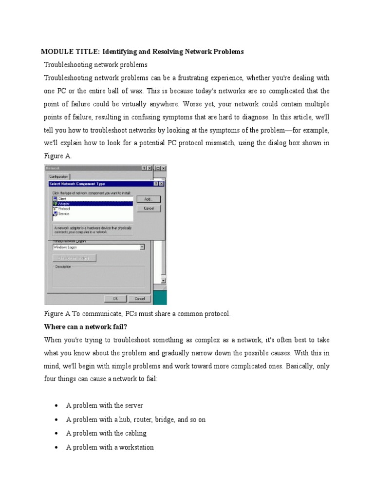 Troubleshooting Network Issues Guide | PDF | Computer Network | Ip Address