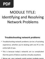 Chapter 19 Testing and Troubleshooting Networks | PDF | Computer ...