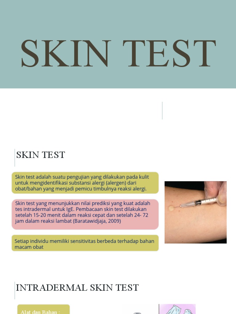 Skin Test | PDF