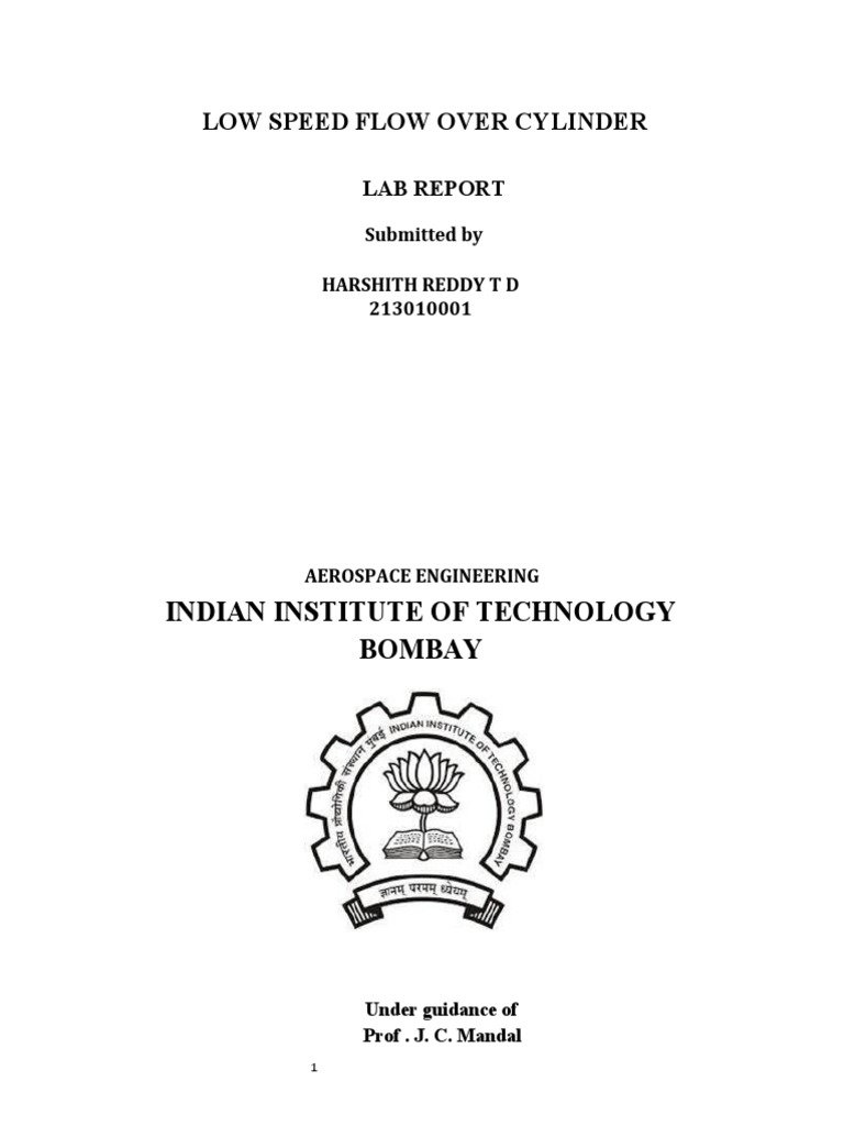 Flow Over Cylinder Lab Report | PDF | Fluid Dynamics | Drag (Physics)