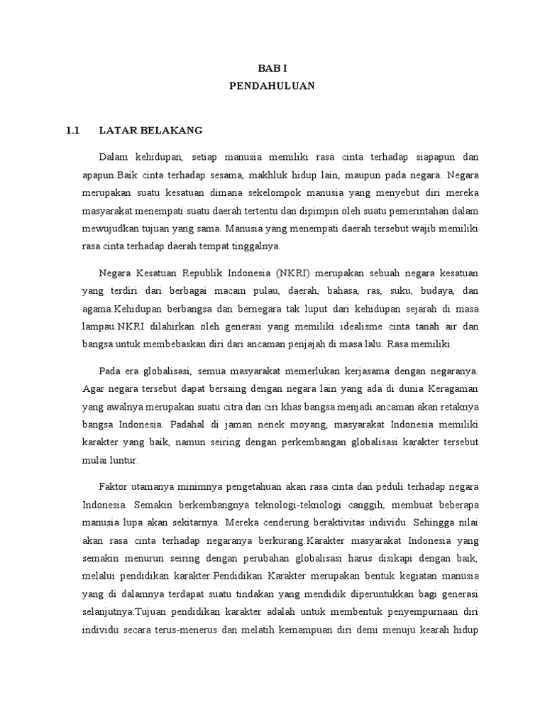 Cinta Tanah Air Dan Bangsa (Materi KWN Kelompok 2) | PDF