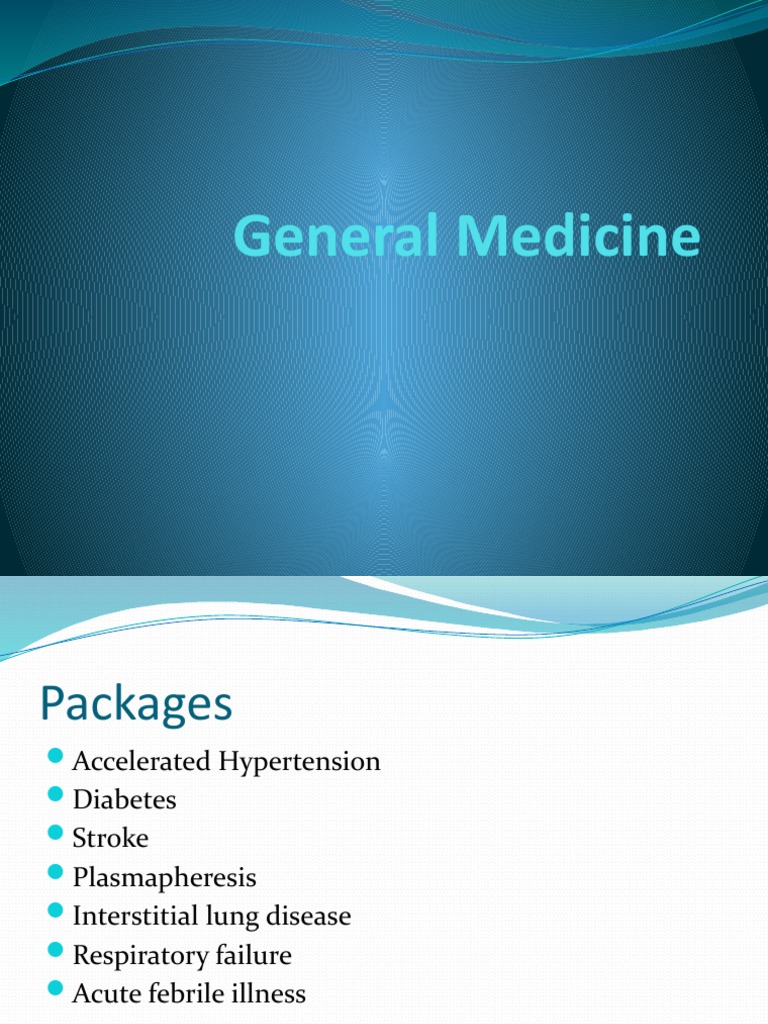 Overview of General Medicine Conditions | PDF | Hypertension ...