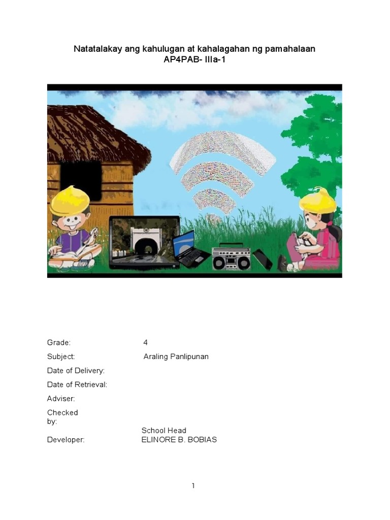 Natatalakay Ang Kahulugan at Kahalagahan NG Pamahalaan Ap4Pab-Iiia-1 | PDF