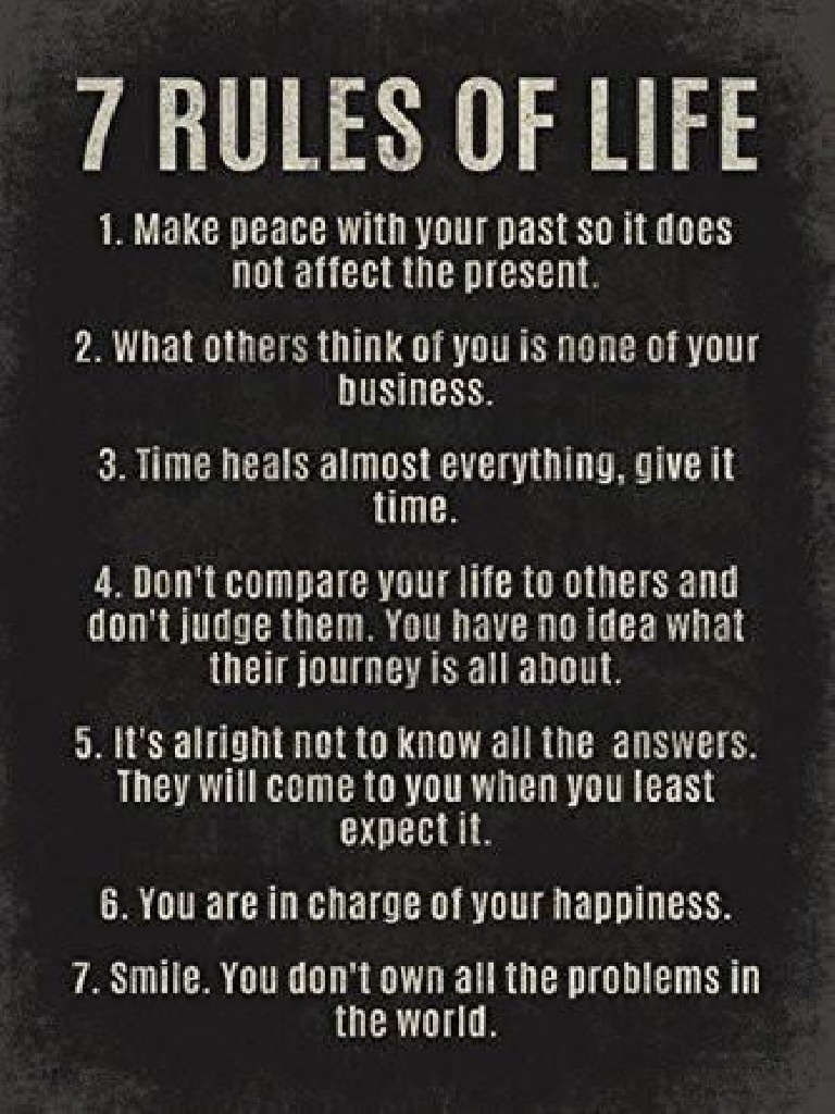 7 Rules of Life 1 | PDF